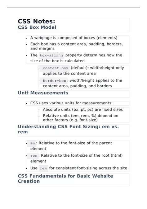 Summary Cascading Style Sheet Css And Basic Use Of Css Computer Science Stuvia Us