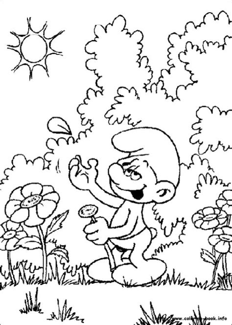 디즈니 애니메이션 개구쟁이 스머프 색칠공부 네이버 블로그