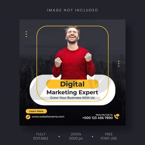 دانلود فایل لایه باز پست شبکه های اجتماعی اینستاگرام آژانس بازاریابی دیجیتال دانلود رایگان