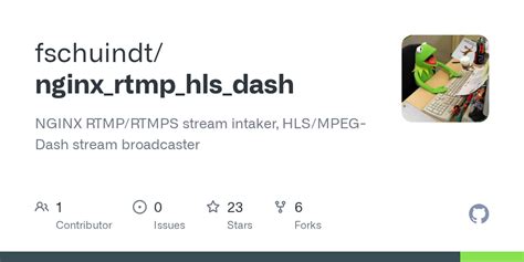 Github Fschuindtnginxrtmphlsdash Nginx Rtmprtmps Stream Intaker Hlsmpeg Dash Stream