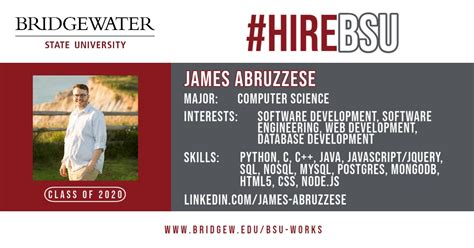 Bridgewater State University On Linkedin Hirebsu Computerscience Cplusplus Java Python C