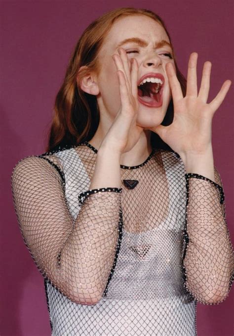 Sadie Sink Lofficiel Magayine Usa Winter 2022 • Celebmafia