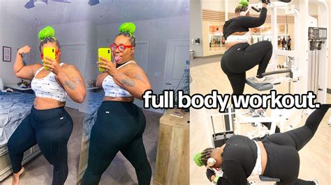 Plus Size Workout Full Body Gym Workout Beginner Friendly Youtube