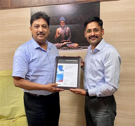 Hemant Das On Linkedin Today Received Randm Authorised Partner Certificate From Randm Thanks To