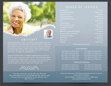 12 Memorial Service Program Examples To Download