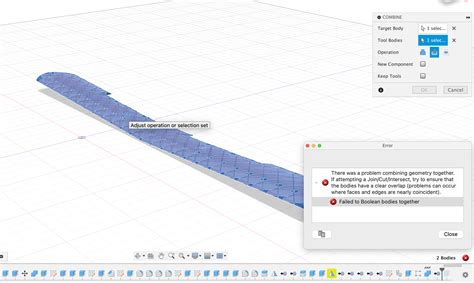 Wing And Ribs Not Combining Fusion360 R 3dprinting