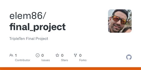 final project final project ipynb at main · elem86 final project · github