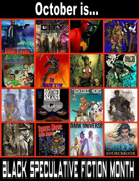 Black Speculative Fiction Month Topics African American Literature Book Club