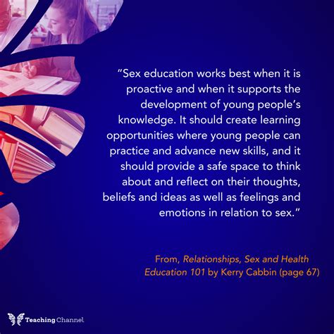 Sex Education 5 Strategies With Resources To Support Babes Teaching Channel