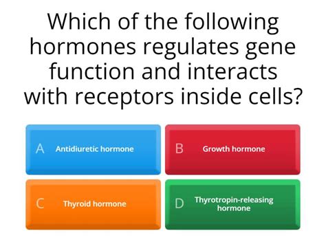 ENDOCRINE SYSTEM Quiz