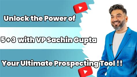 Qnet Sachin Gupta Prospecting Tool 53 Five Plus Three Youtube