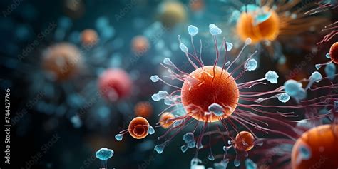 Photo Stock Thriving Bacterial Communities A Microscopic Insight Into Rapid Growth And