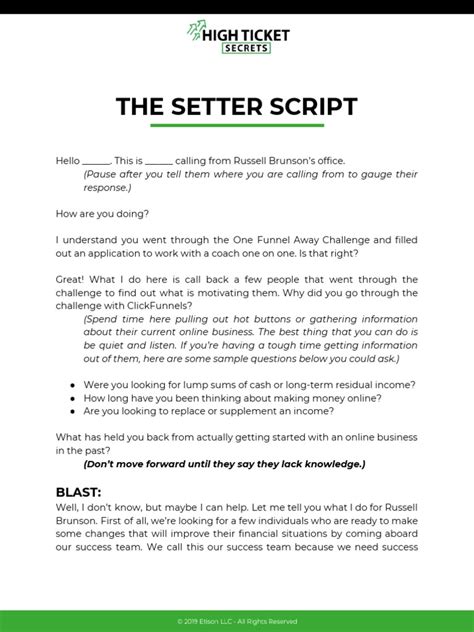 The Setter Script Blast Pdf Credit Finance And Money Management