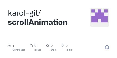 Github Karol Gitscrollanimation