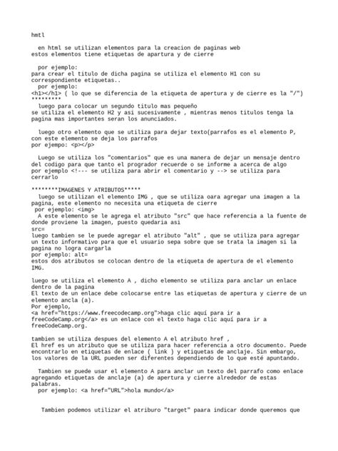 curso de html explicado por mi pdf hipervínculo ciencias de la