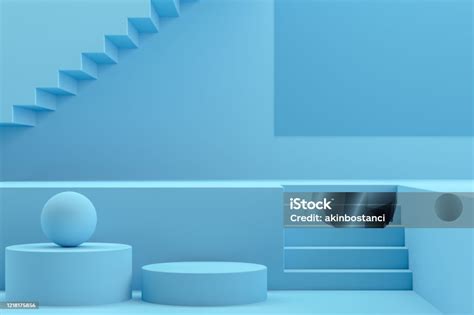 3d 빈 제품 스탠드 플랫폼 계단이있는 연단 최소한의 디자인 0명에 대한 스톡 사진 및 기타 이미지 0명 3차원 형태