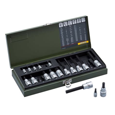 Allen Key Socket Set 1 4 1 2 18 Piece Prox Tech Co Ltd