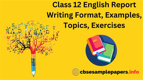 Class 12 English Report Writing Format Examples Topics Exercises