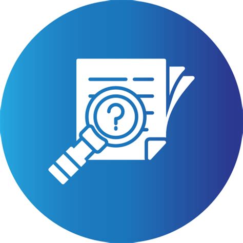 Investigation Generic Blue Icon