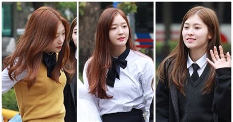 [포토엔화보]다이아 채연 은진 예빈 상큼 발랄한 교복패션