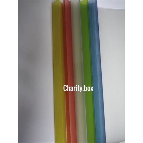 A4 Transparent Document File Folder Sliding Bar Report Covers 1 Slide Bar File Document Holder