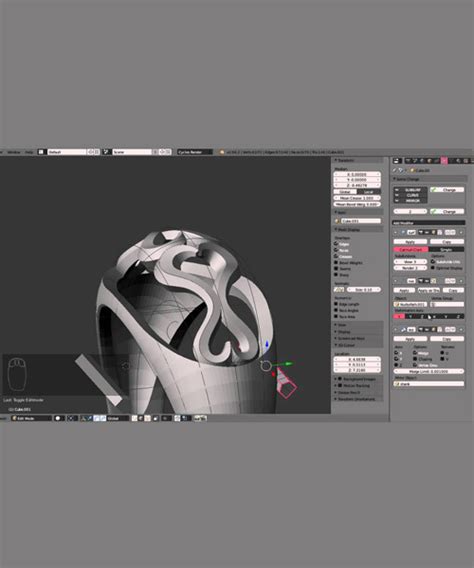 Моделирование ювелирных изделий Blender видеокурс Siluette