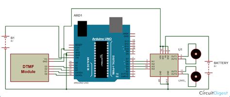 Dtmf Controlled Robot Using Arduino Complete Project With Circuit Diagram C Code And Video