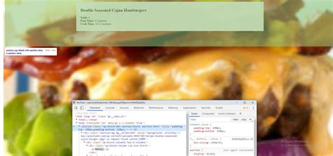 Html Why Isnt Padding Top Applying To My Section Stack Overflow