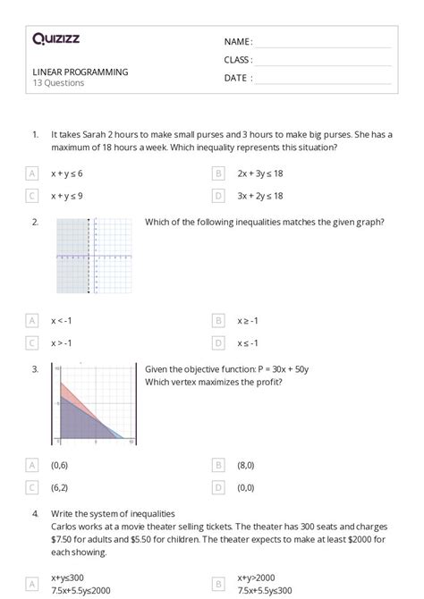 50 inequalities worksheets for 2nd grade on quizizz free and printable