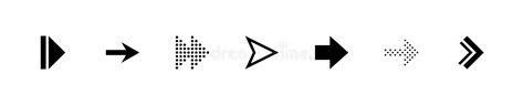 Arrows Collection Navigation Loading Web Buttons Black Arrow Pointer