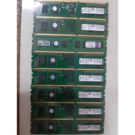 Jual Ram Pc Dimm Ddr 3 Kingston Kvr16n11s62 2gb Bekas Normalsudah Dites Shopee Indonesia