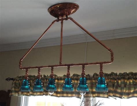 Vintage Insulator Copper Light Burt Made For Me To Go Over Dinning Room Table Copper Lighting