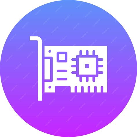 Premium Vector Network Interface Card Vector Icon Illustration Of Computer And Hardware Iconset