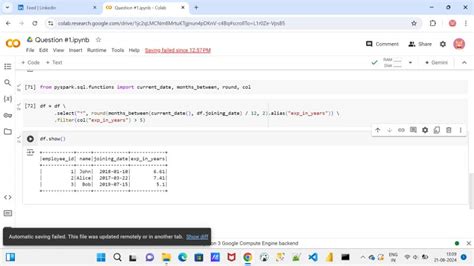 Pyspark Coding Interview Question For 5 Year Old Thamim Mohamed