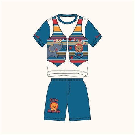 Vetor De Design De Camiseta Infantil Vetor Premium