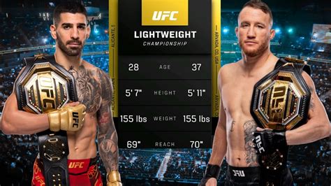 Ilia Topuria Vs Justin Gaethje 🔥 Full Fight And Highlights Ufc 5