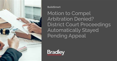 Motion To Compel Arbitration Denied District Court Proceedings