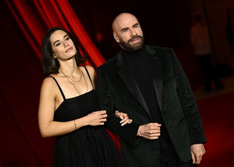 John Travoltas Daughter Ella Bleu Twins With Him In First Look At His
