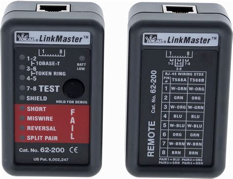 Ideal Industries Inc 62 200 Linkmaster Utpstp Wire Map