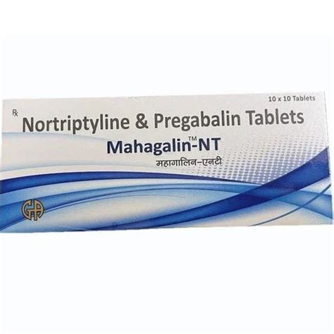 Nortriptyline Pregabalin Tablets At Rs 1695 Box Nervite In Ranchi