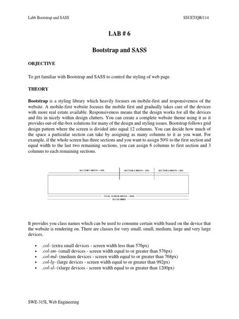 lab 6 bootstrap and sass pdf