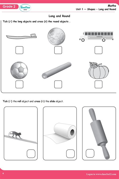 Rolling Sliding Object Worksheet For Class 1 Maths Ncert Cbse Artofit