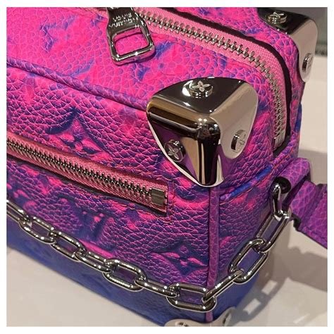 Louis Vuitton Mini Trunk Fuschia Leather Ref786576 Joli Closet