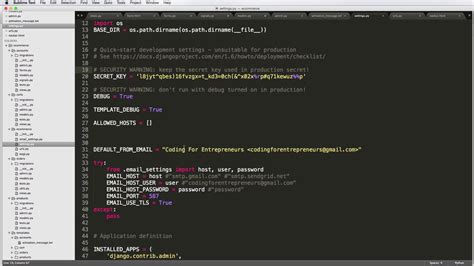 Django Tutorial For Beginners Test Email YouTube