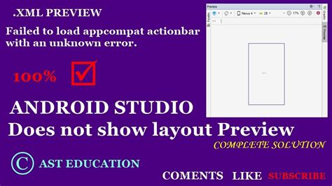 Blank Preview Blank Activity Android Studio Does Not Show Layout Preview In Hindi With