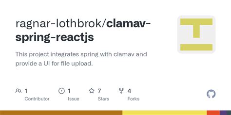 Github Ragnar Lothbrok Clamav Spring Reactjs This Project Integrates