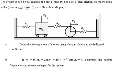 Solved SHOW EVERY DETAIL STEP USING NEWTON S LAW Chegg Com