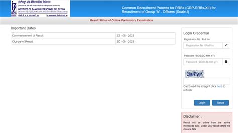 Ibps Rrb Po Prelims Result 2023 Declared On Check Direct Link