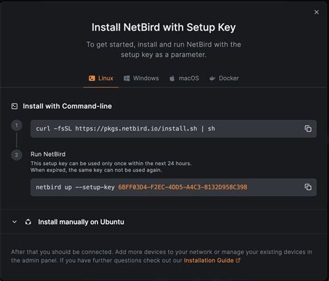 How To Set Up Netbird To Access Your Home Network Netbird Docs