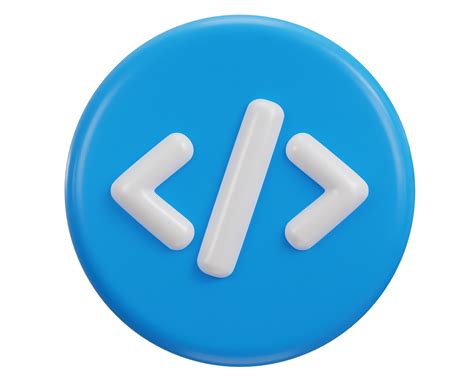 3d Coding Icon Illustration 47247620 Png